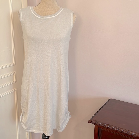 Hello Nite | Dresses | Hello Nite Light Silver Shirt Dress With Side ...